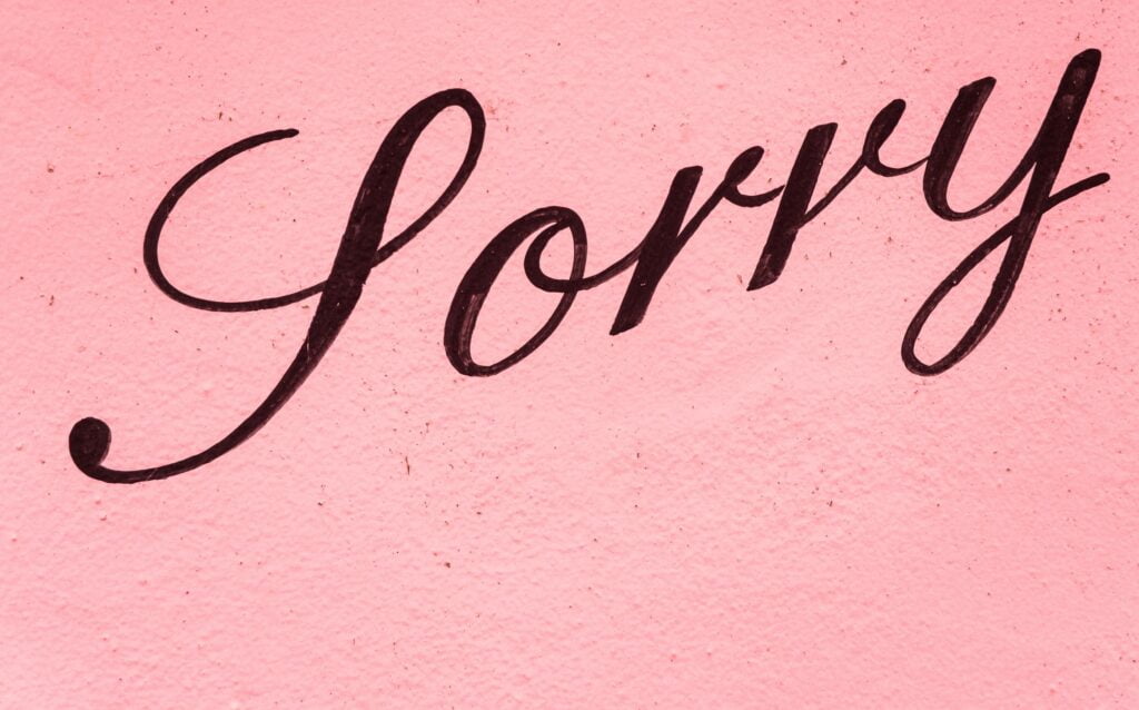 The art of the apology • Debretts